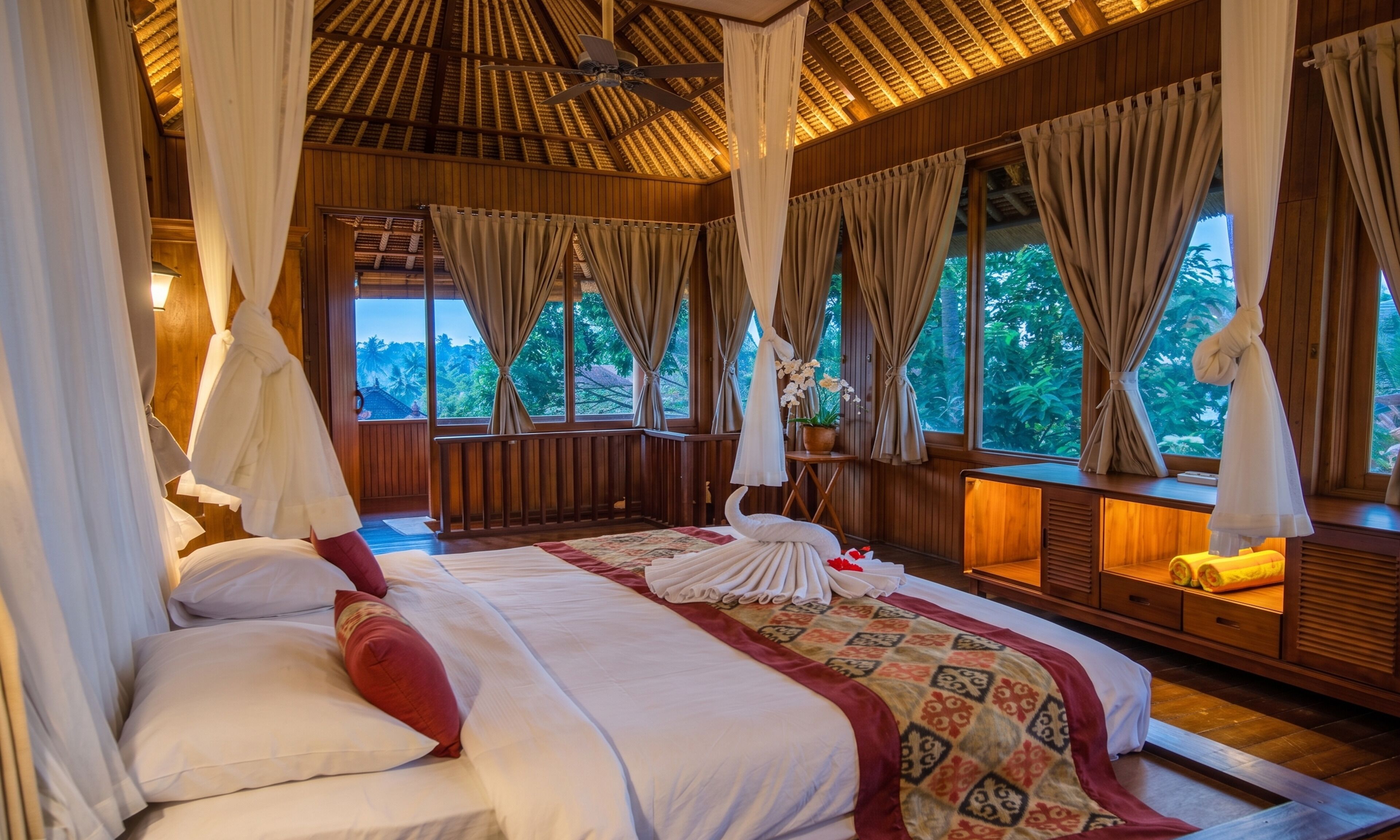 Villa, 2 quartos, vista para o jardim | 2 quartos, minibar, secretária, Wi-fi grátis 