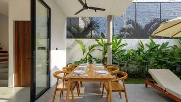 Villa de Luxo, 3 quartos, piscina privativa | Sala de jantar