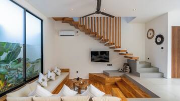 Villa de Luxo, 3 quartos, piscina privativa | Sala de estar