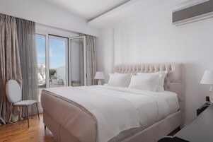 Villa de Luxo, vista para o mar | 4 quartos, lençóis de algodão egípcio, roupa de alta qualidade 