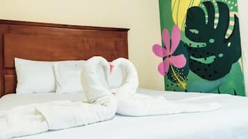 Quarto Quádruplo Comfort | Roupa de alta qualidade, camas de colchão Select Comfort