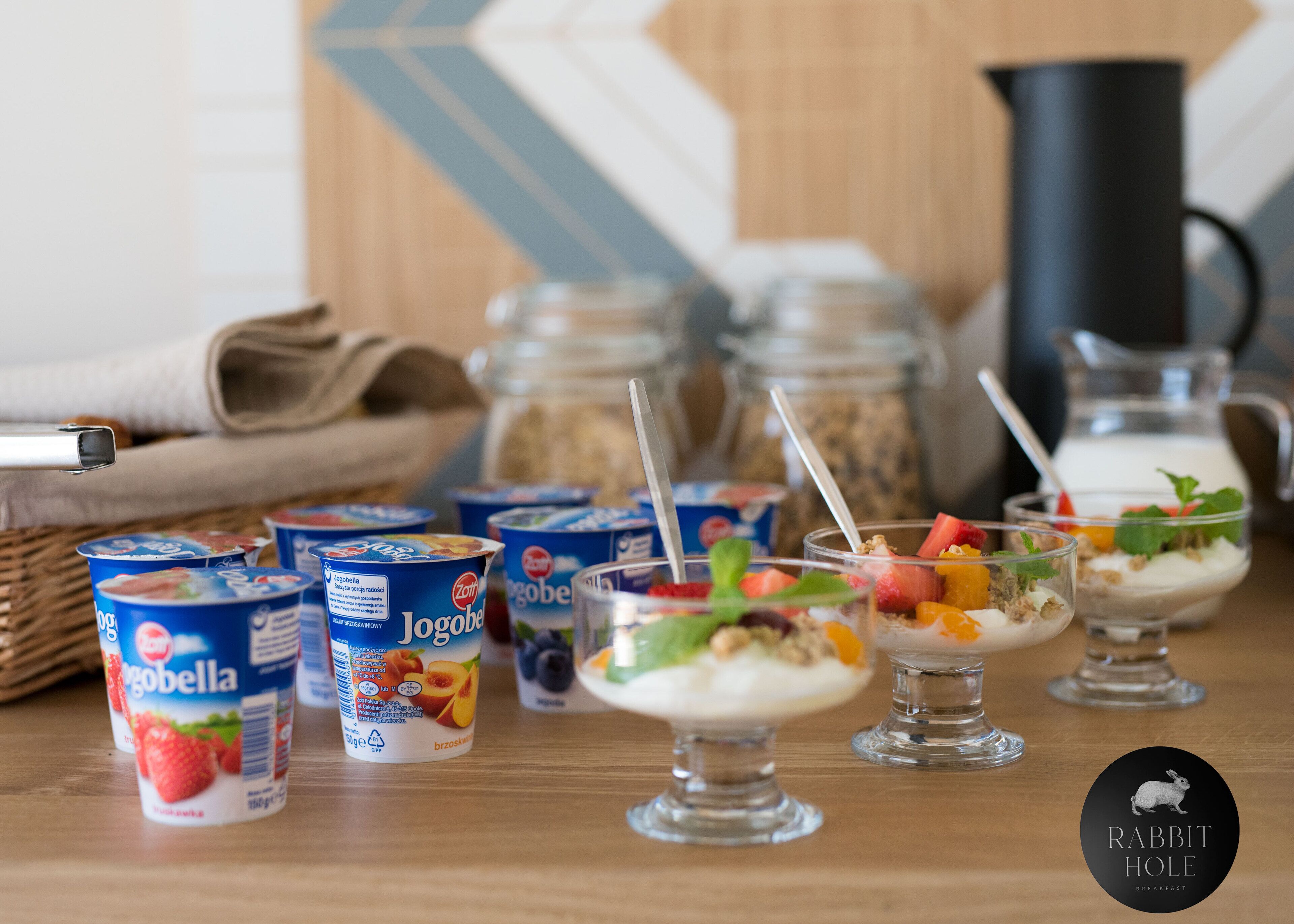 Café da manhã com buffet todos os dias mediante uma taxa