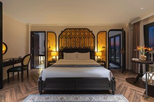 Quarto presidencial, 2 quartos | Edredons de pluma, camas com colchões de espuma com sistema de memória