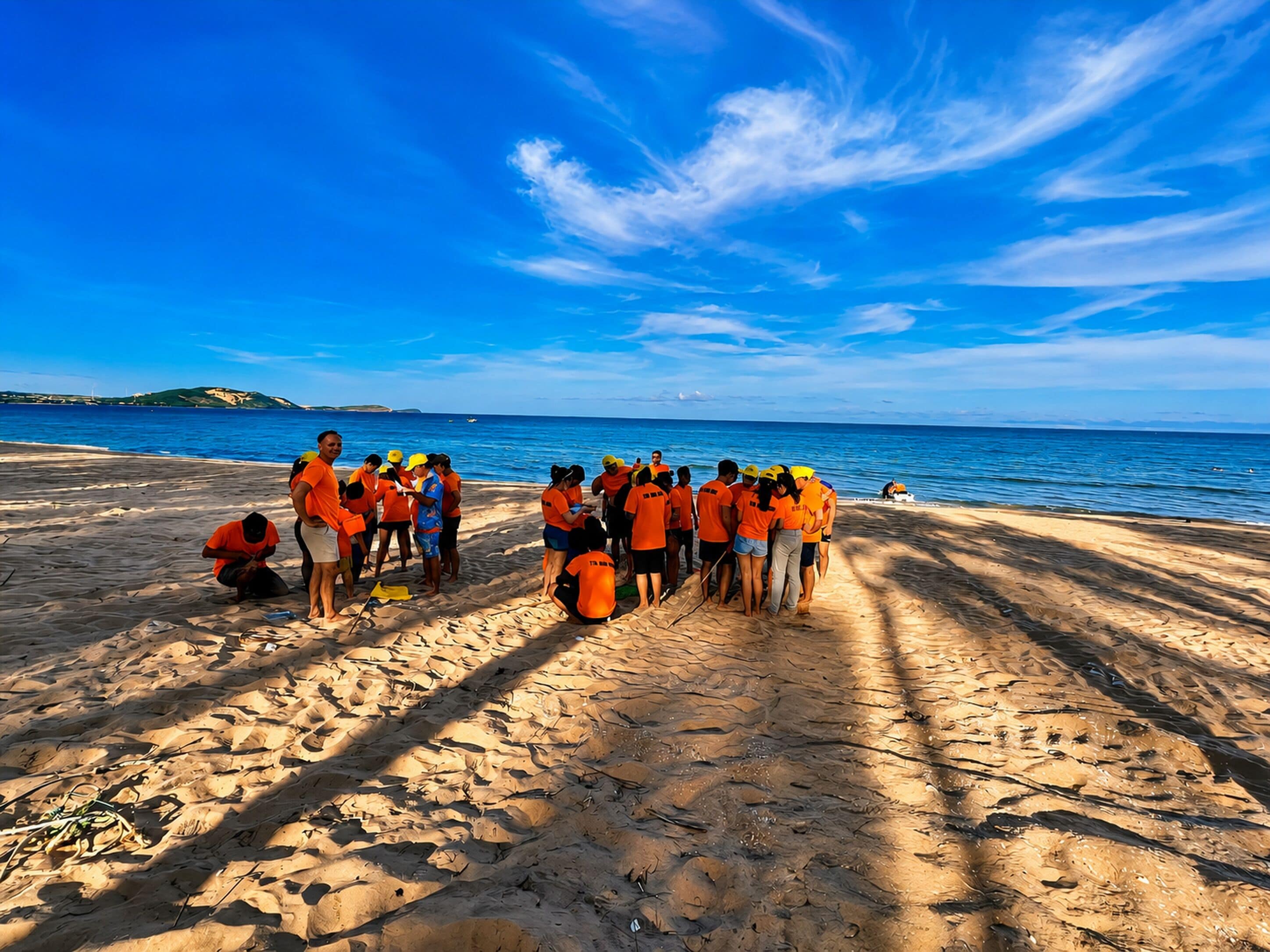 Praia particular, areia branca, bar na praia 