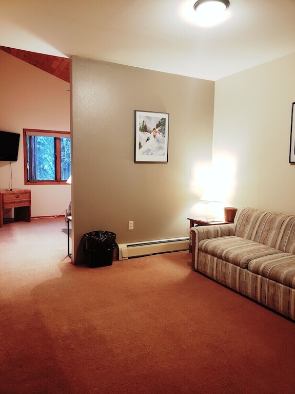 Private King Suite Ideal For Couples/romantic Stays, And Single Travelers Featuring A Beautiful Knotty Pine Vaulted Ceiling. Dog Friendly! - Michigan