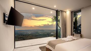 Villa de Luxo, 3 quartos, sauna, vista para a piscina | Varanda