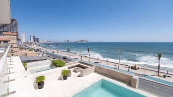 Apartamento Básico, vista para o mar | Terraço/pátio interior