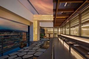 Terraço no piso superior