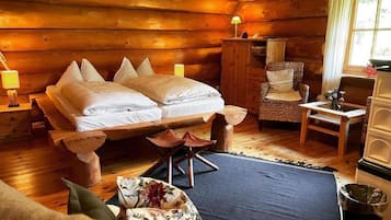 Chalé superior | 2 quartos, roupas de cama premium, individualmente decorados