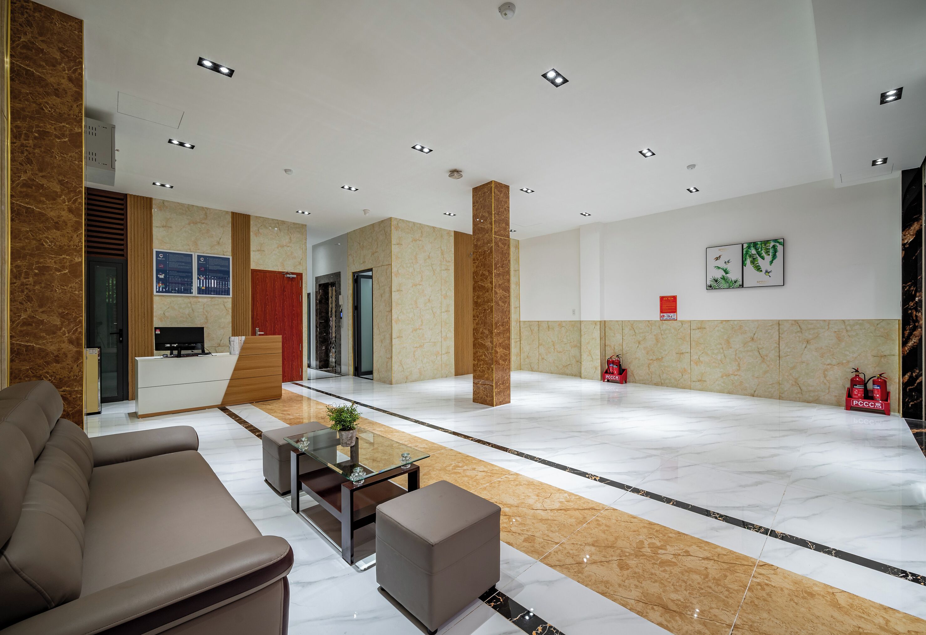 Sala de estar do lobby