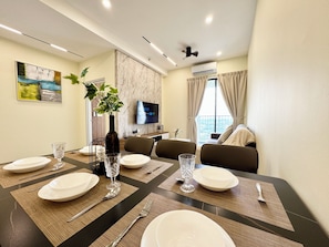 Apartamento luxo | Sala de jantar