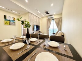 Apartamento luxo | Sala de jantar