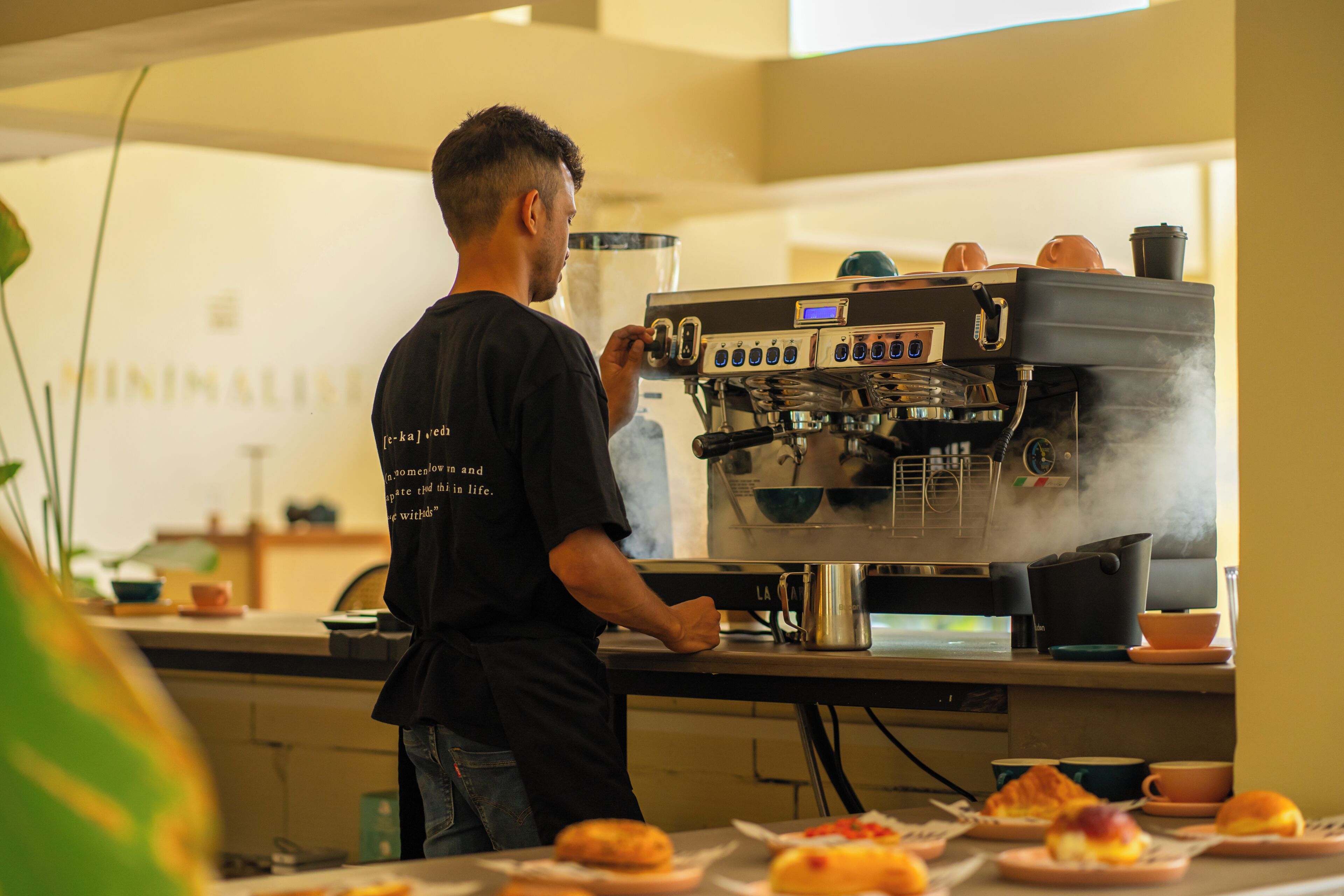 Serviço de café