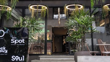 Entrada do alojamento