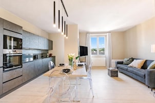 Apartamento Standard, 2 quartos, micro-ondas (Viktor Salò | 100m from Lake &) | Interior
