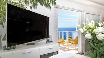 Penthouse Panorâmica, vista para o mar | 1 quarto, com decoração personalizada, com mobília individualizada