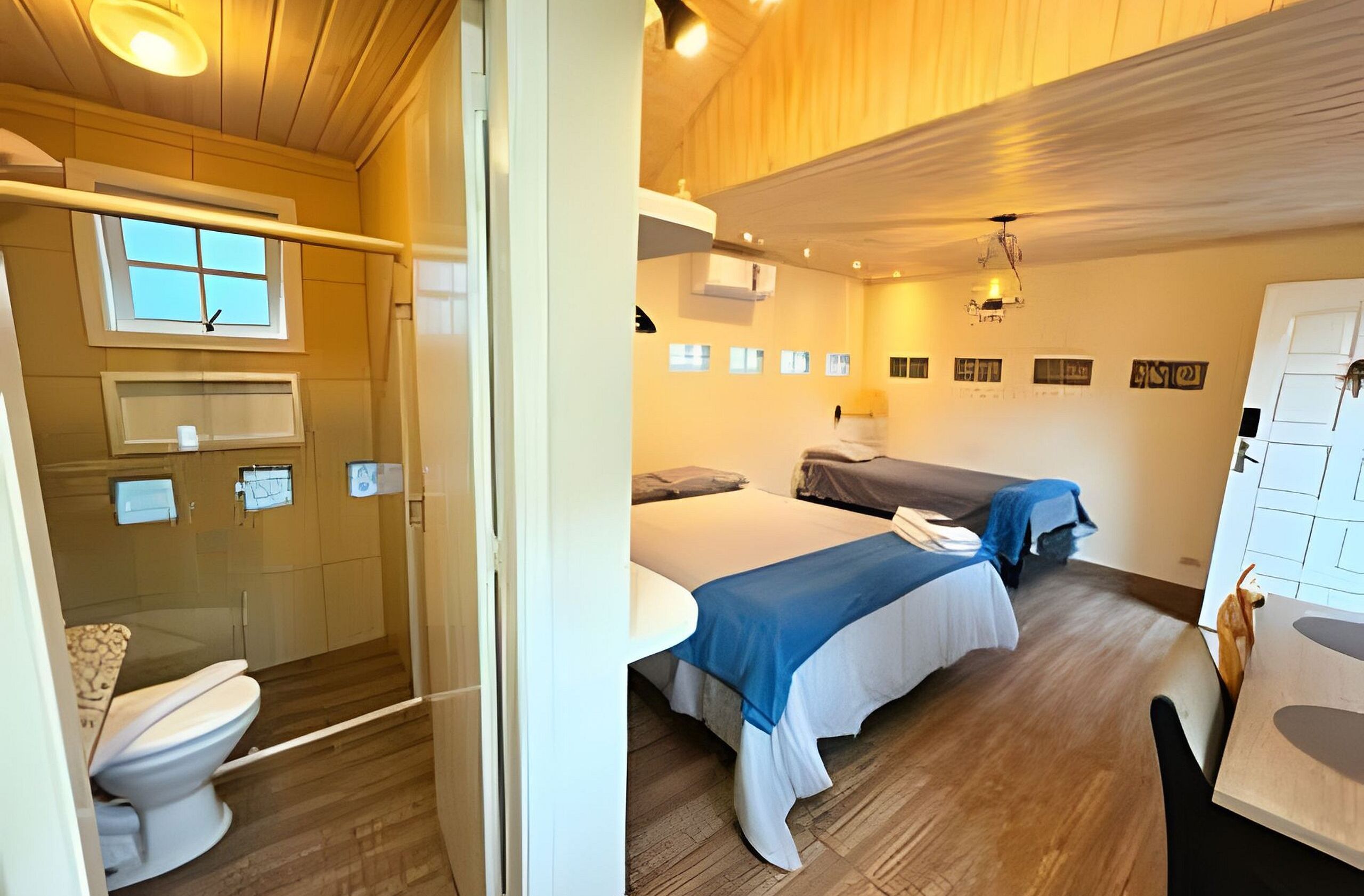 Chalé conforto | Espaço de trabalho para notebook, Wi-Fi de cortesia