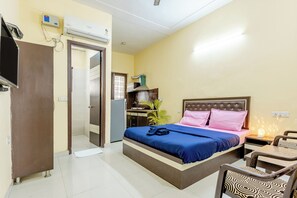 Apartamento Deluxe | 1 quarto, cofre no quarto, quartos insonorizados