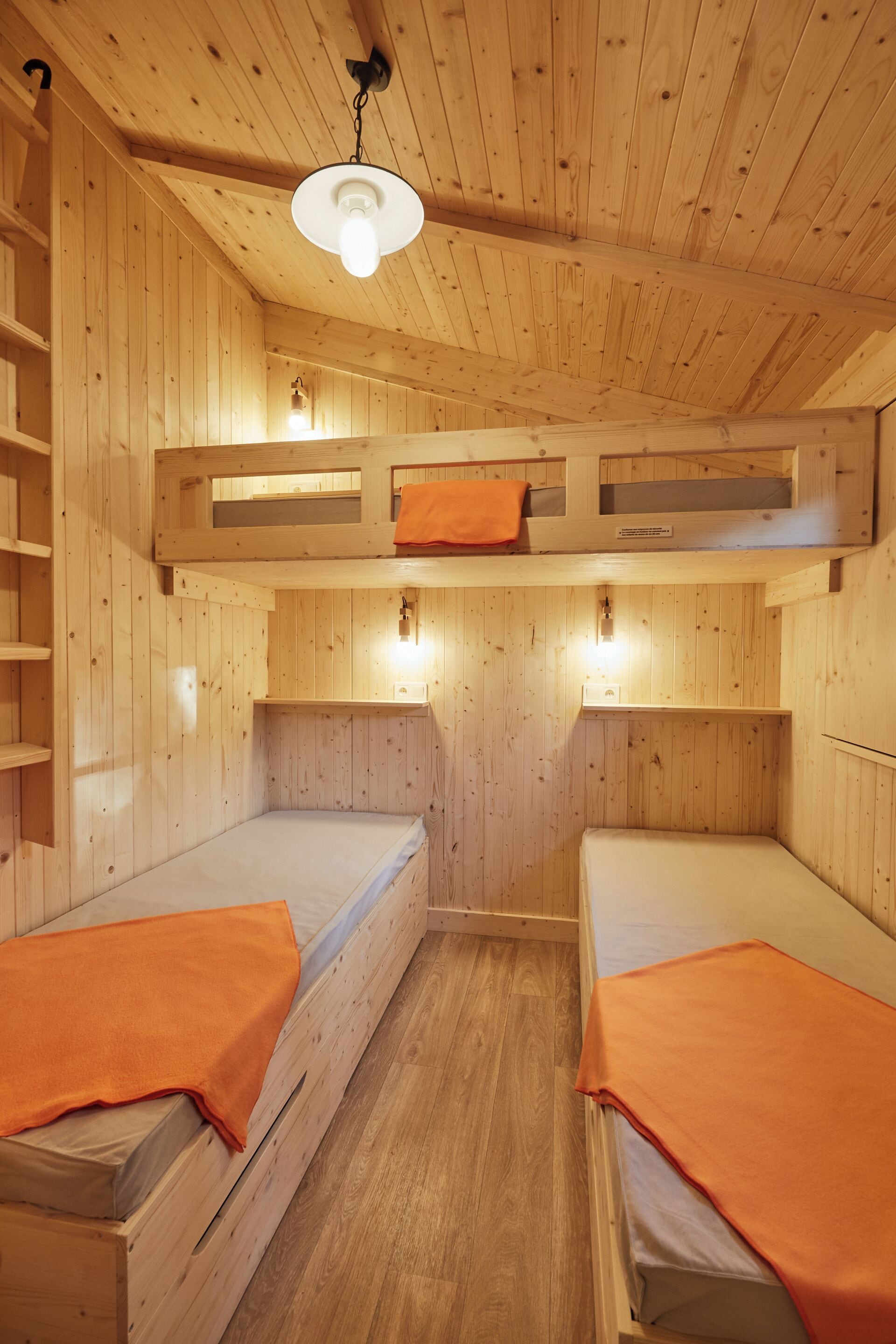 Chalé família, vista para o parque | 2 quartos, Wi-Fi de cortesia, roupa de cama