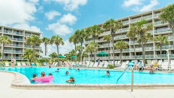 Condo, várias camas (Dunes of Panama 2104E) | Piscina | Piscina externa, piscina aquecida