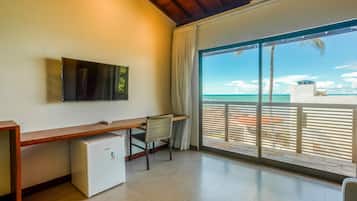 Quarto de Luxo, vista para o mar | Sala de estar