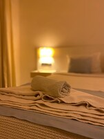 Wi-Fi de cortesia, roupa de cama