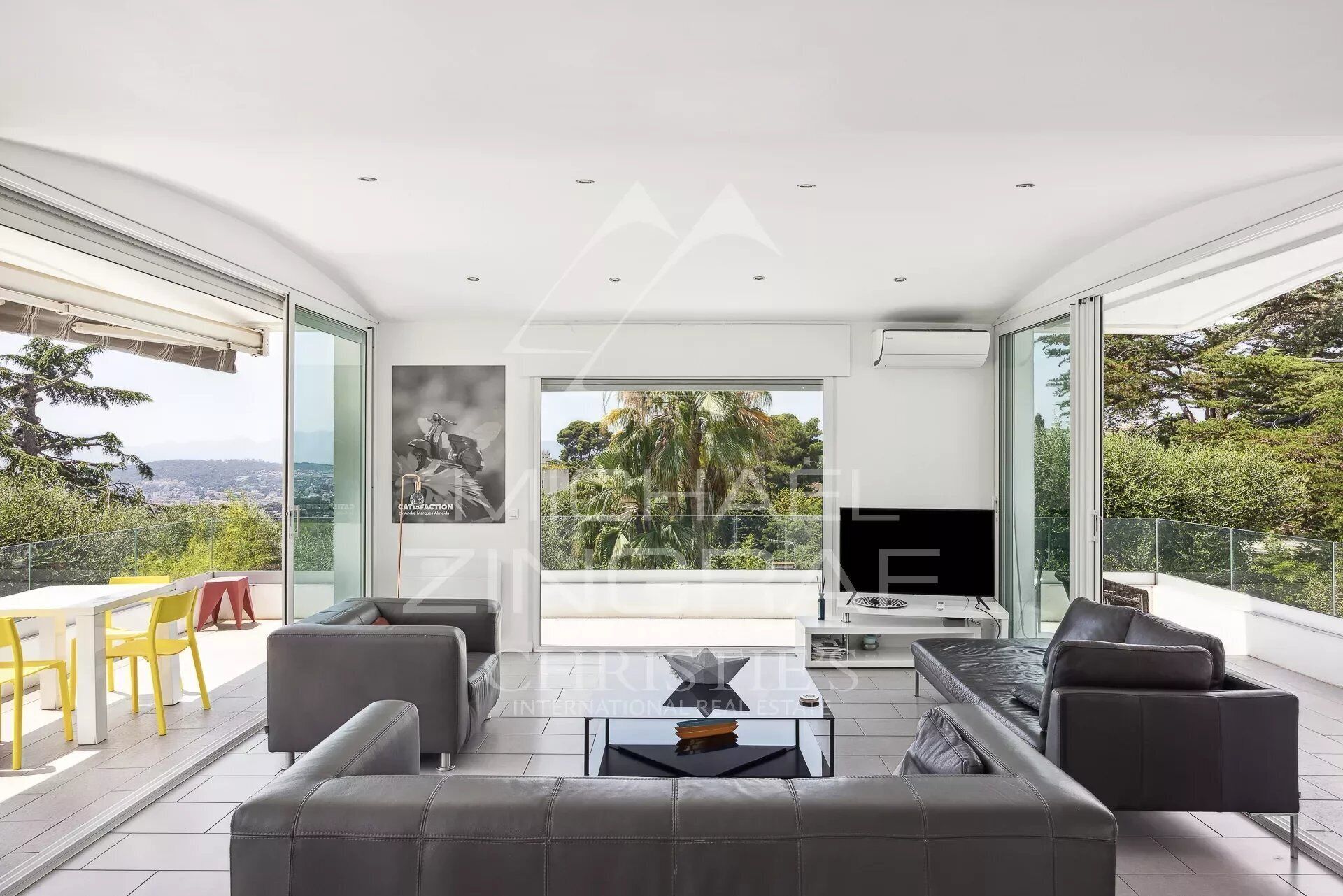 Villa 8p Vue Mer 4km Cannes Centre Et Plages - Antibes