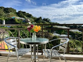 Apartamento, sacada, vista para a montanha | Terraço/pátio