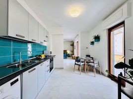 Estúdio Cidade, Vista para a cidade | Cozinha privada | Uma máquina de café expresso, um frigorífico/congelador grande