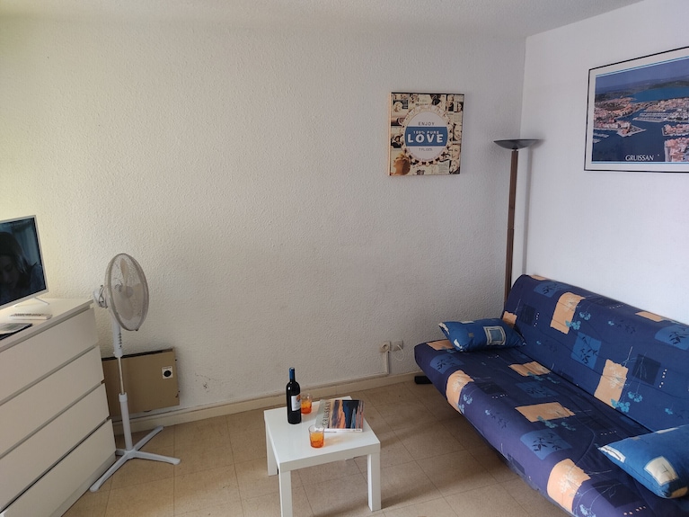 Gruissan: T2 Cabina, Piscina, Parking, Centro, 4/5 Pers, Presupuesto Bajo - Gruissan