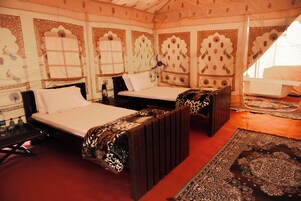 Barraca real, 1 cama King | Wi-Fi de cortesia, roupa de cama