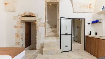 Apartamento | Cozinha privada | Máquina de café expresso, mesas de jantar