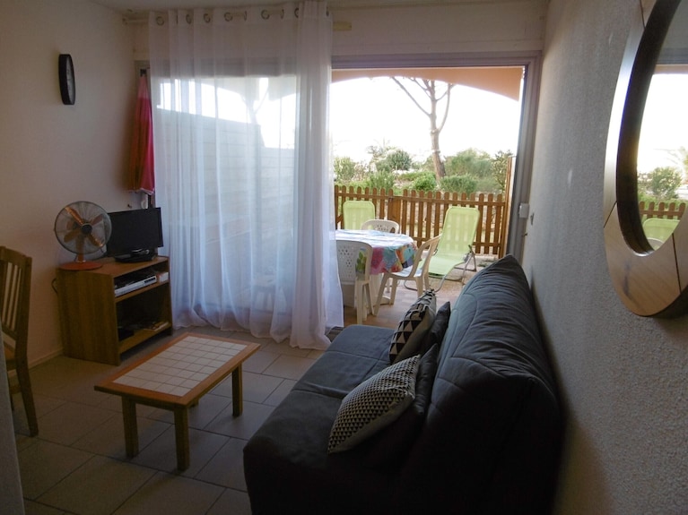 T2 Rez-de-chaussée, Plage D'argos, Piscine, Accès Direct Plage, Parking, 4 Pers, Port Leucate - La Franqui