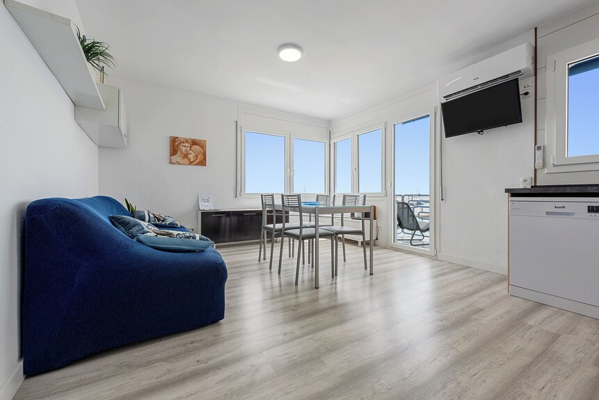 Appartement 'Vora Port' Met Uitzicht Op Zee, Wifi En Airconditioning - L'Ampolla