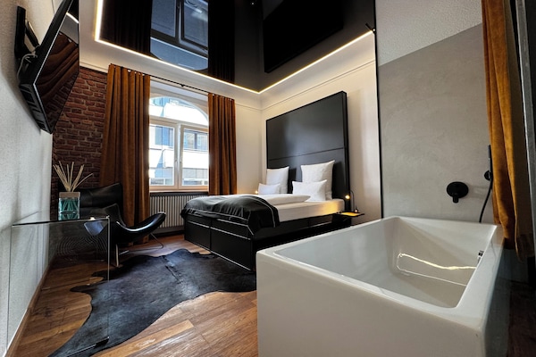 Apartamento premium | 2 quartos, roupas de cama de algodão egípcio, roupas de cama premium