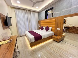 Quarto Duplo Deluxe | Wi-fi grátis, roupa de cama fornecida 