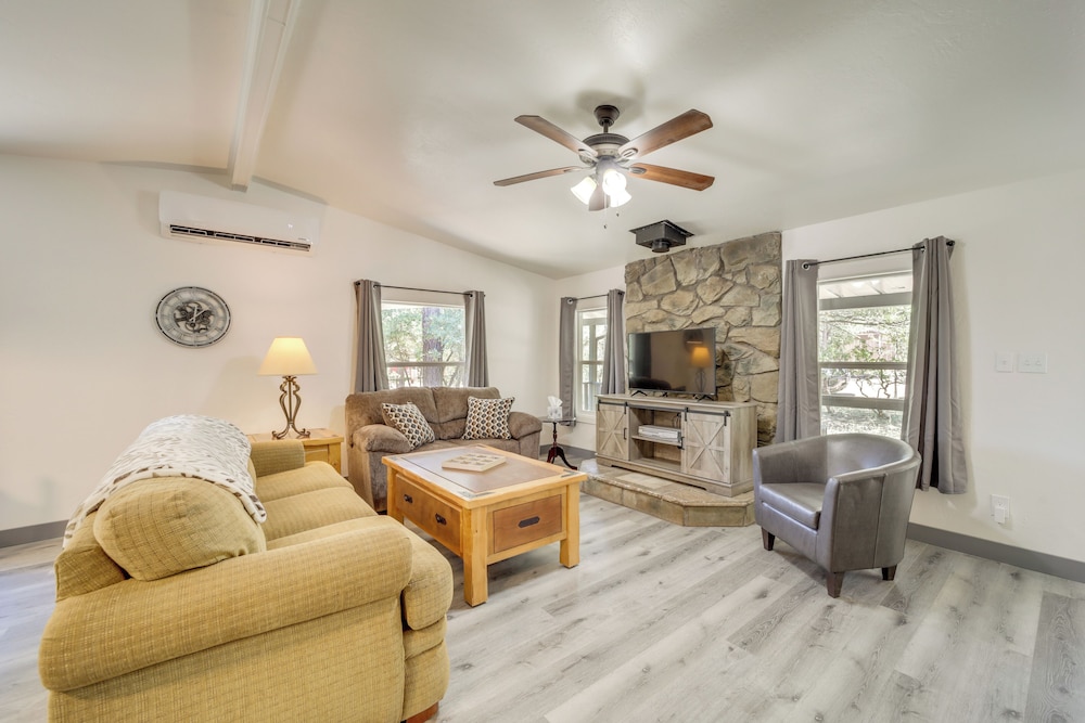 Snowy Peak Views & Cozy Game Nights: Pine Home - Pine, AZ