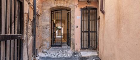 Entrada do alojamento