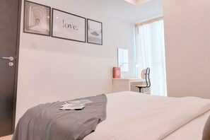 Apartamento Deluxe | 1 quarto, secretária, Wi-fi grátis 