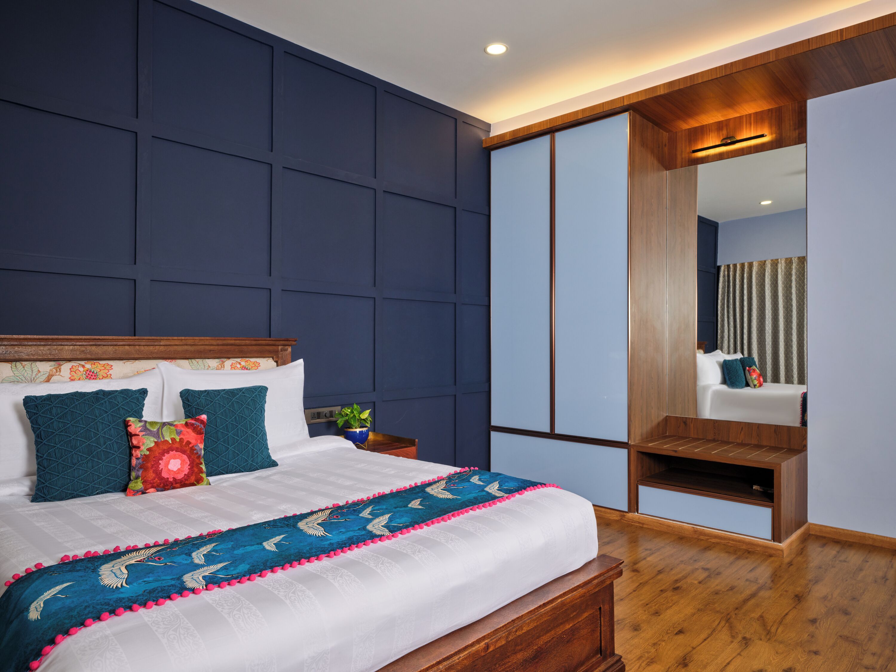 Quarto, 1 quarto (Mountain) | Ferro/tábua de engomar, Wi-fi grátis, roupa de cama fornecida 