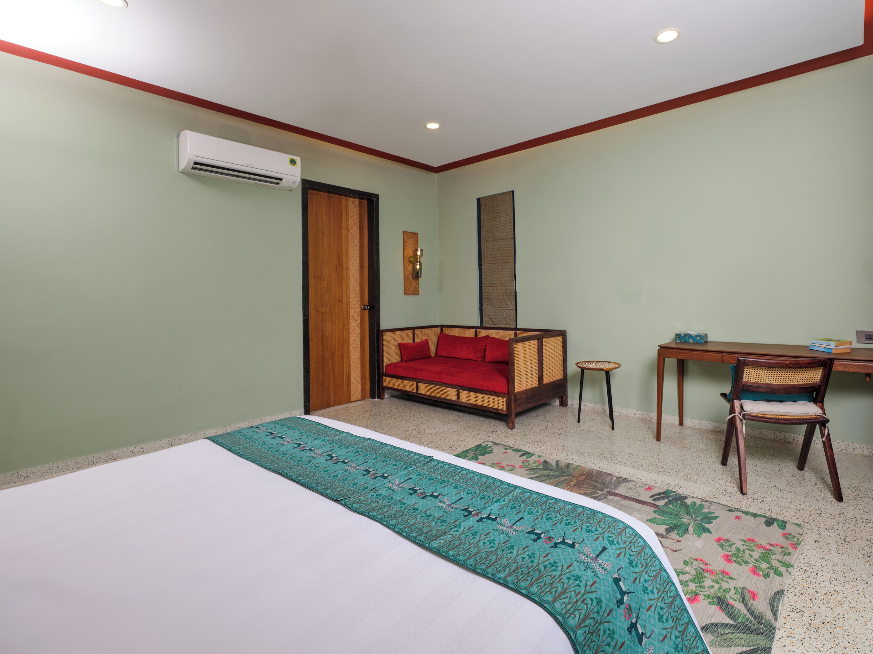 Quarto, 1 quarto (Forest) | Ferro/tábua de engomar, Wi-fi grátis, roupa de cama fornecida 