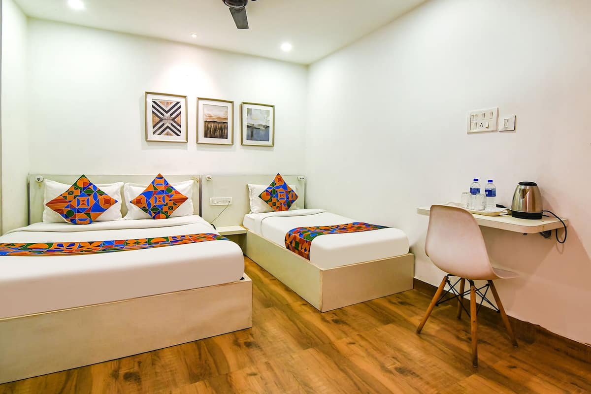 Quarto Familiar | Lençóis de algodão egípcio, roupa de alta qualidade, cofre no quarto