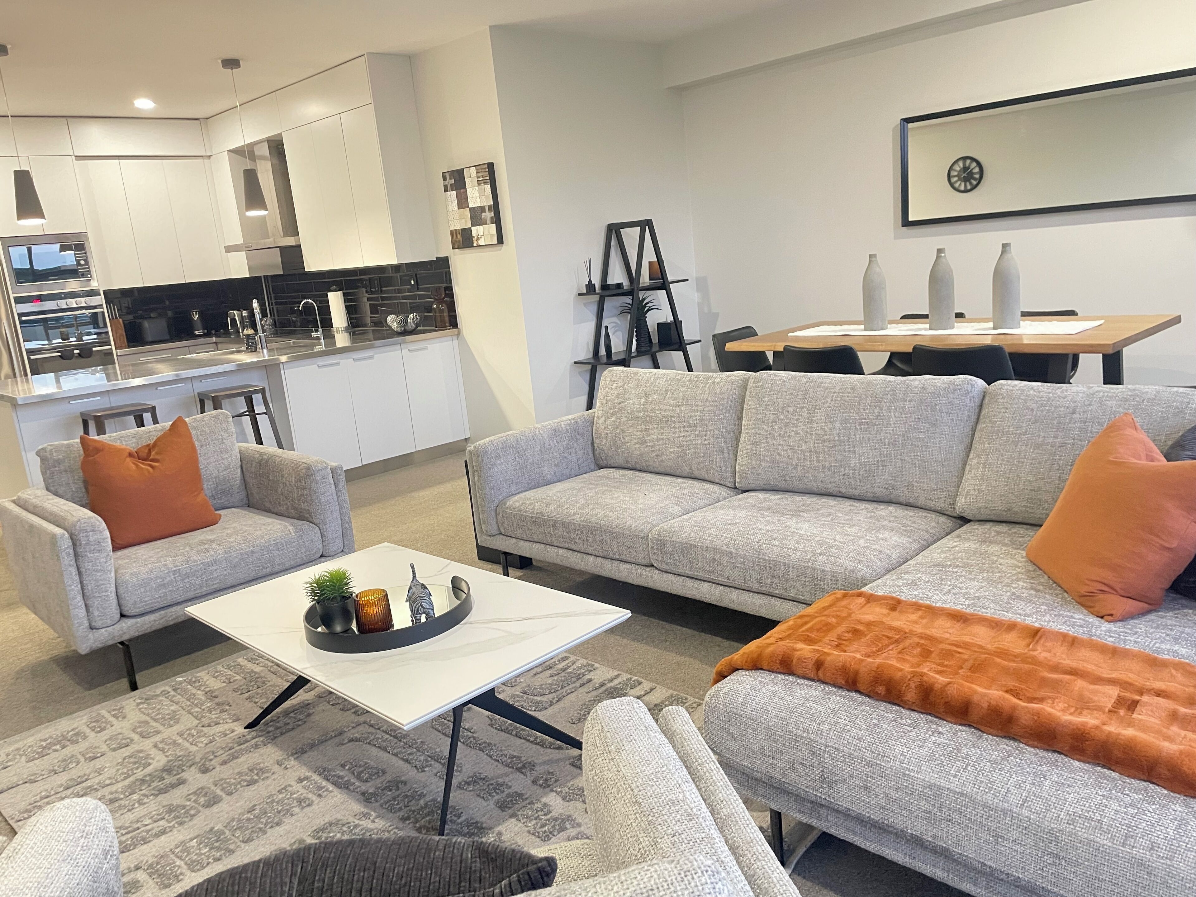 Apartamento Deluxe, vista para o parque | Sala de estar