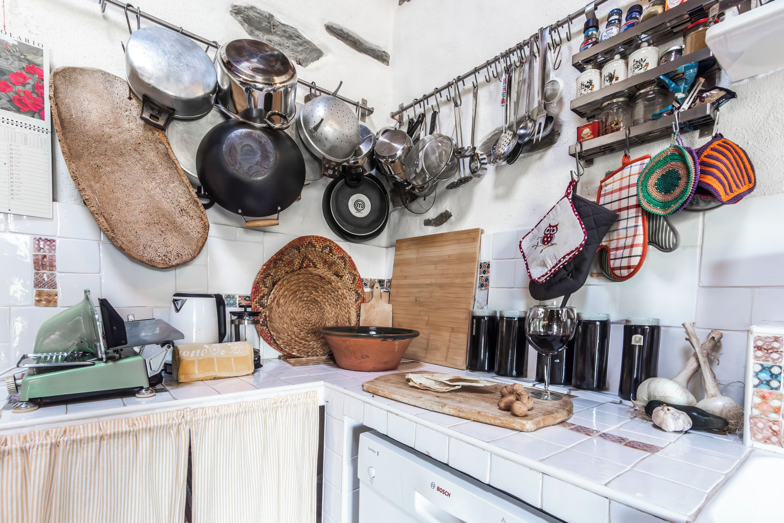 Casa standard, vários quartos (Baddi Di La Predda) | Cozinha privada | Geladeira, fogão, cooktop, cafeteira/chaleira