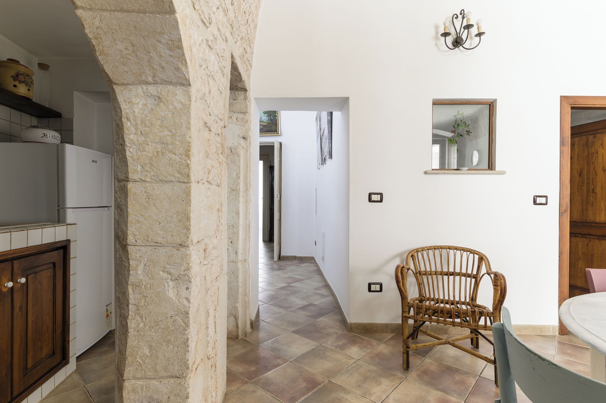 Apartamento, varanda, Vista para a cidade | Cozinha privada | Um frigorífico/congelador grande, um forno, uma placa de cozinha 