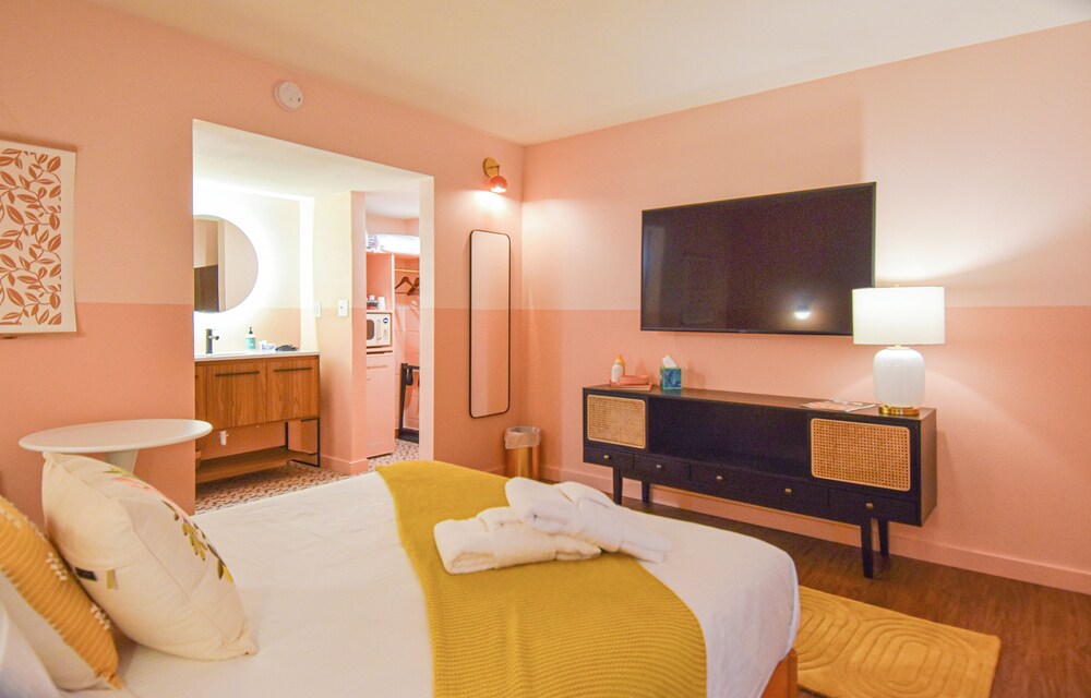Mid-century Themed Hotel Room In Fayetteville, Ar - The Clementine On College #8 - Fayetteville, AR