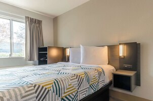 Wi-Fi de cortesia, roupa de cama