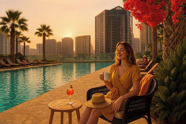 Centrally Located Cozy Burj Khalifa View - Dubái