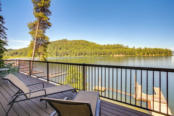 Beautiful Lake Coeur D'alene Retreat: Deck & View! - Heyburn State Park, Plummer