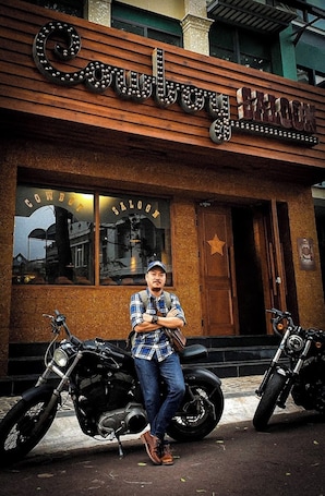 Fachada do alojamento. Cowboy Hotel Quy Nhon